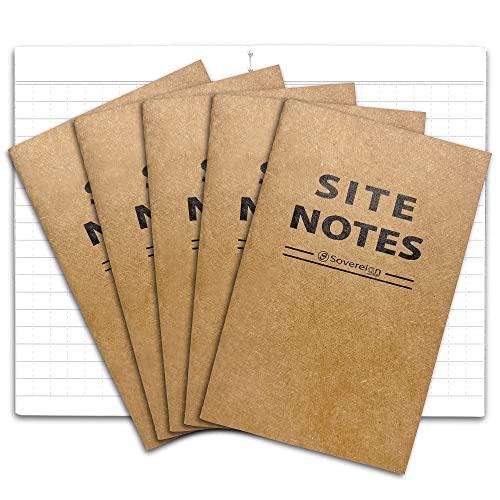 Sovereign-Gear Pocket Notebook Refills – 5?Pack Stitched Paper Inserts ...